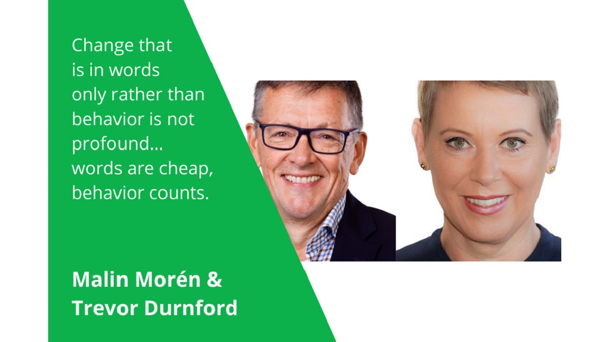 Creating profound change: an interview with Malin Morén and Trevor ...